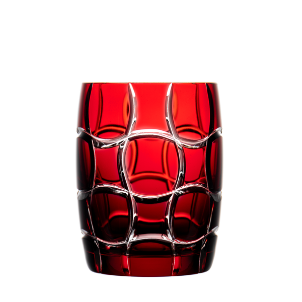 Zoe Ruby Red Old Fashioned - Ajka - Crystal UK