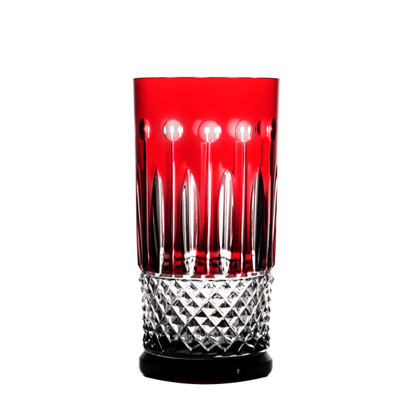 Fabergé Xenia Ruby Red Highball - Ajka - Crystal UK